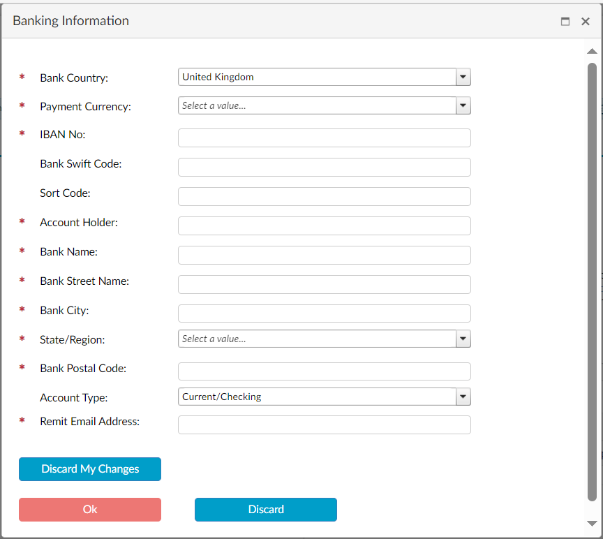 A Breakdown of the Banking Information Section – Indigo Vendor Help
