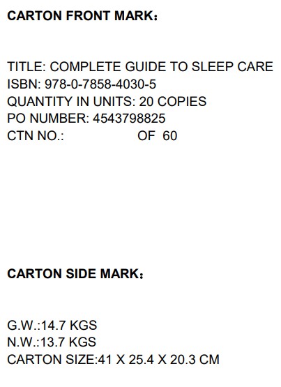 Carton Markings – Indigo Vendor Help